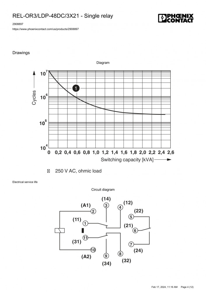 Phoenix Contact 2908897 technical document page 4