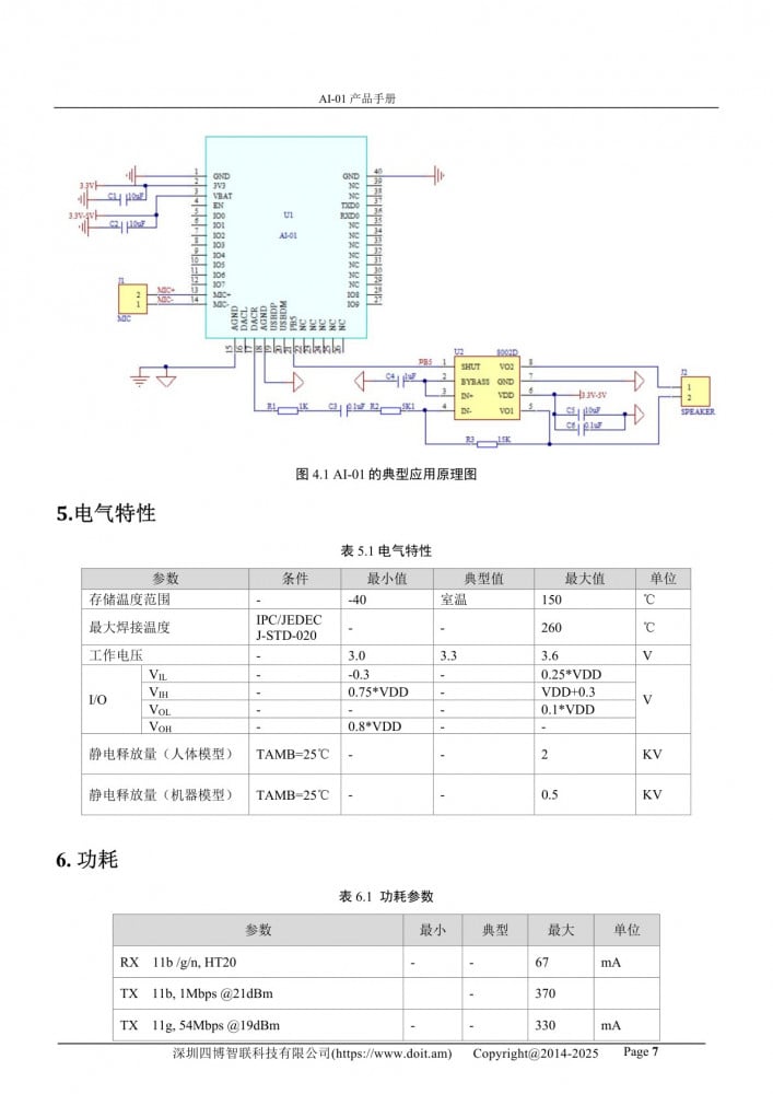 AI-01 datasheet page 10
