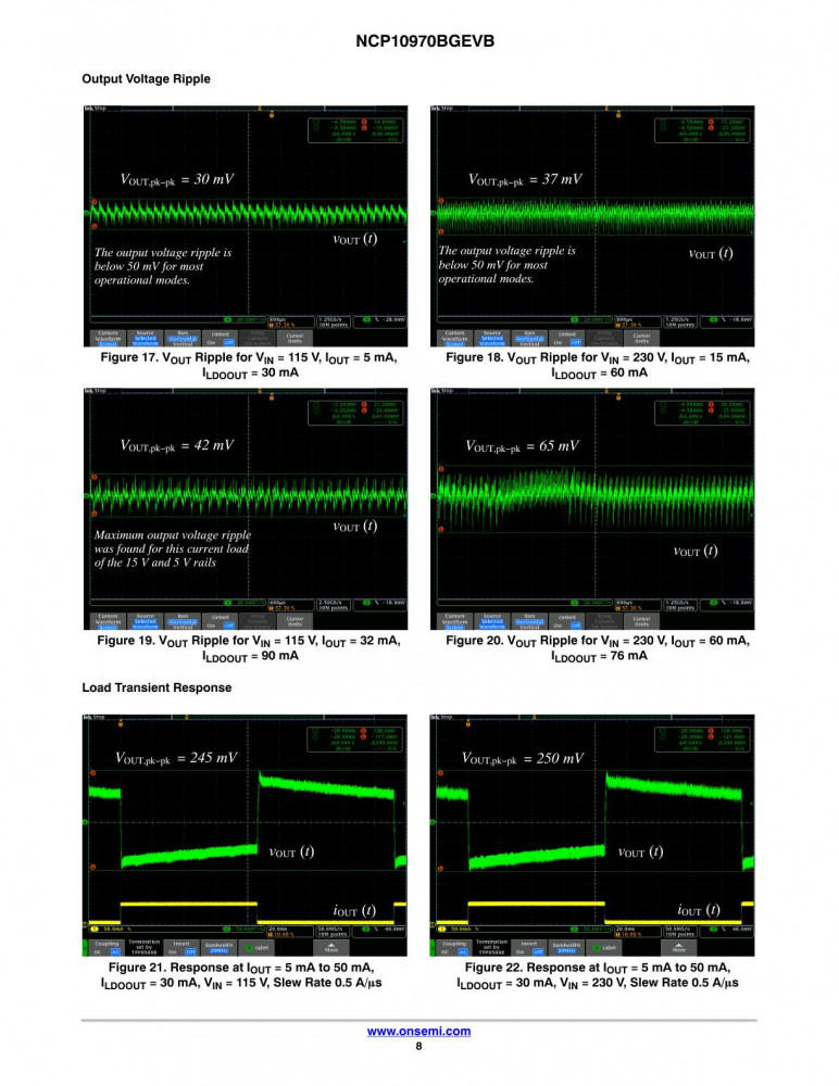 NCP10970BGEVB user manual page 8