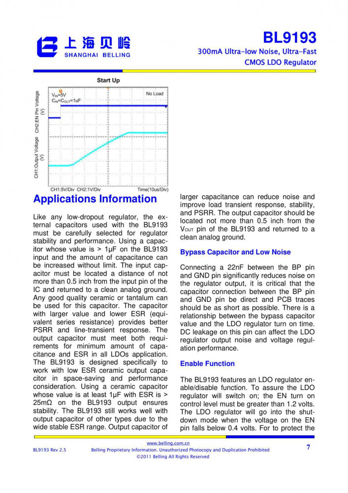 BL9193 datasheet page 7