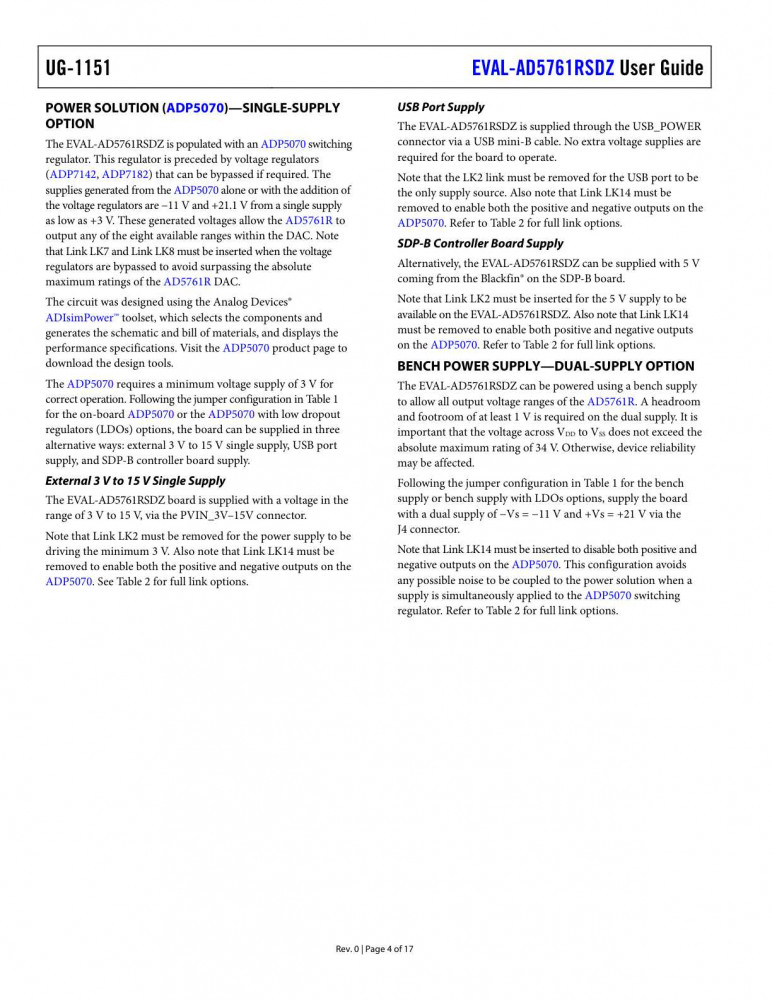 EVAL-AD5761RSDZ document preview, page 4