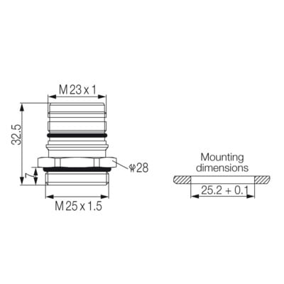 WEIDMULLER 1170320000 Circular Connector Housing for sale