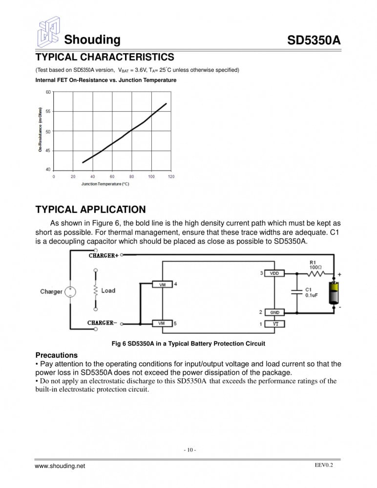 SD5350A datasheet page 10