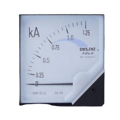 Delixi Electric 42L6A120 Analog Panel Ammeter Chip for Electrical Current Measurement