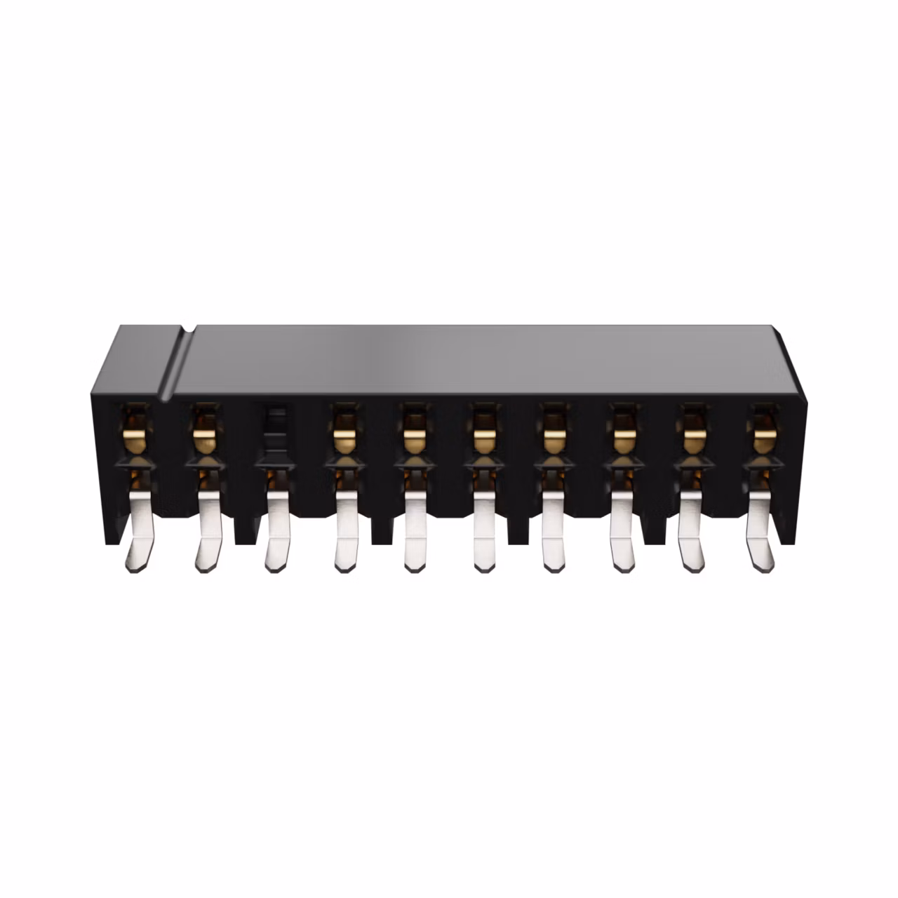 Milli-Grid Receptacle, Surface Mount, Side Entry, 0.76µm Gold (Au) Plating, 20 Circuits, Circuit 5 Voided, Lead-Free, Tape and Reel for sale