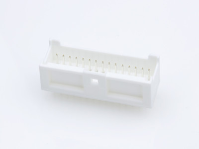 MicroClasp Right-Angle Header, 2.00mm Pitch, Single Row, Through Hole, Tin (Sn) Plating, 13 Circuits, with PCB Locator