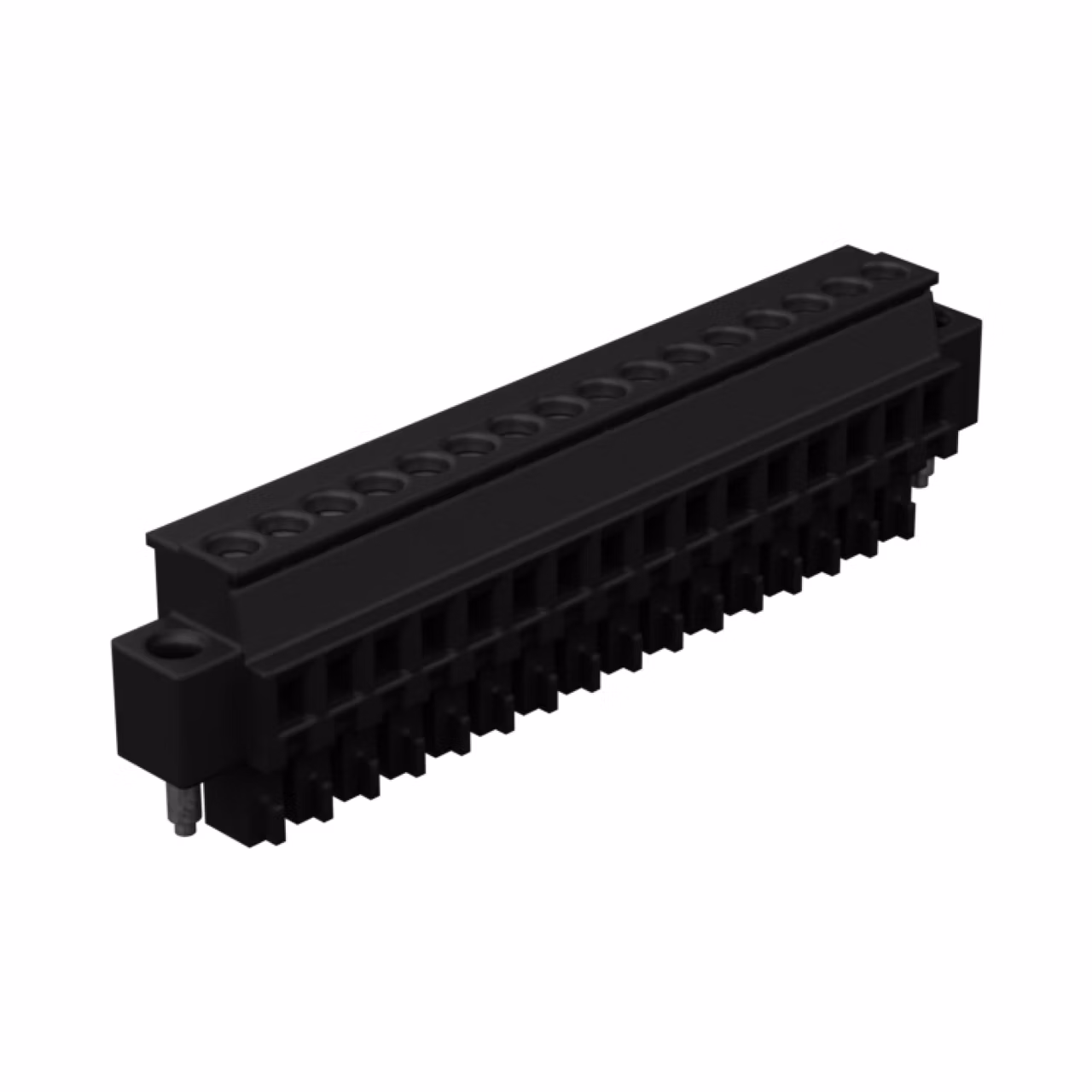 3.81mm Pitch Eurostyle Vertical Plug, with Retention Screws, Front Wire Entry, 16 Circuits for sale