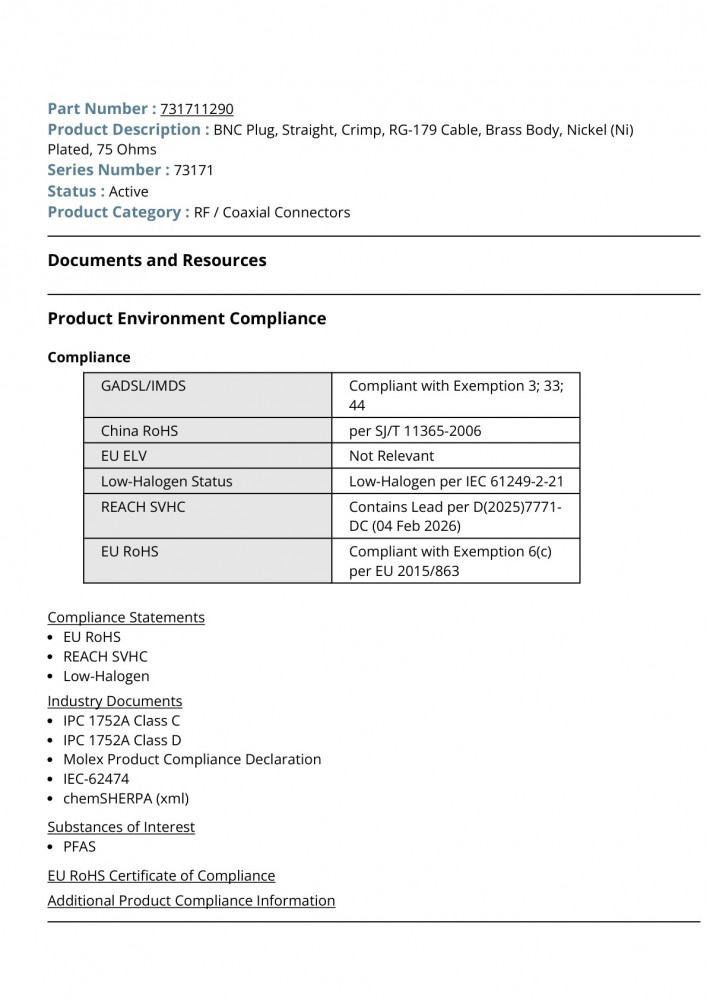 Product document image, page 1