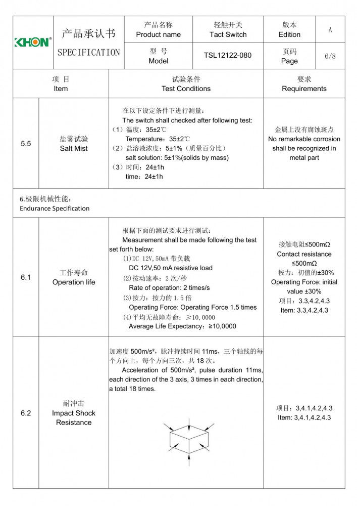 TSL12122-080B512CN-1D01 specification page 7