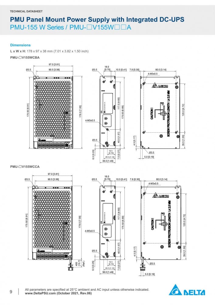 PMU-13V155WCBA datasheet page 9