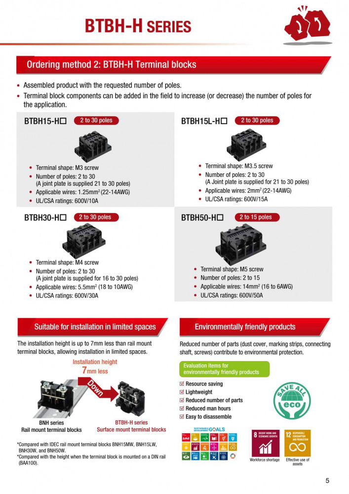 IDEC BTBH-H datasheet page 5