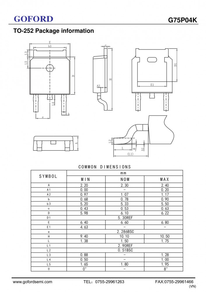G75P04K technical document page 6