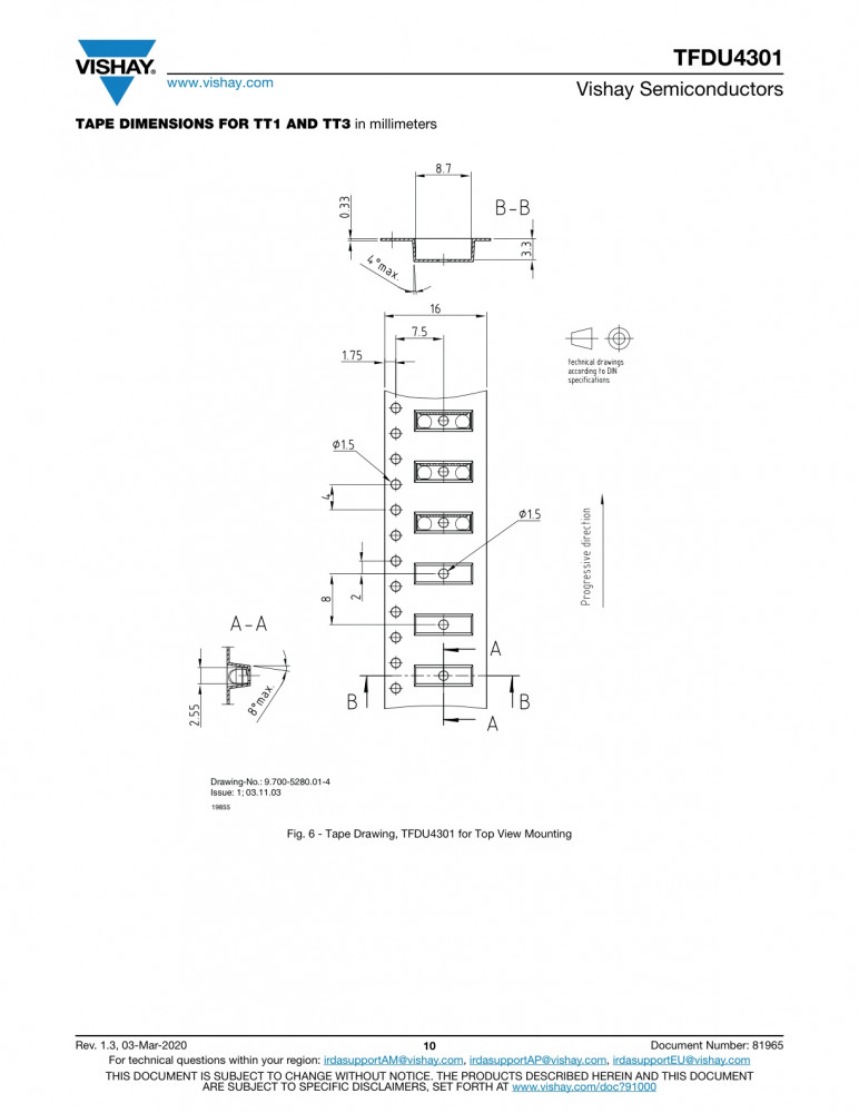 TFDU4301 document page 10
