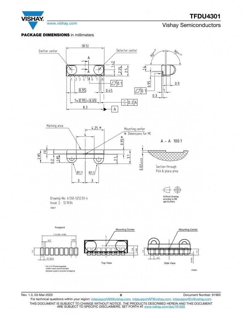 TFDU4301 document page 8