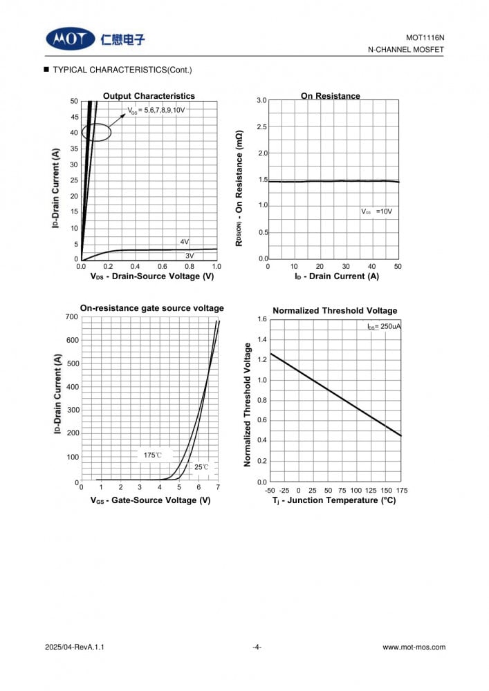 MOT1116N datasheet page 4