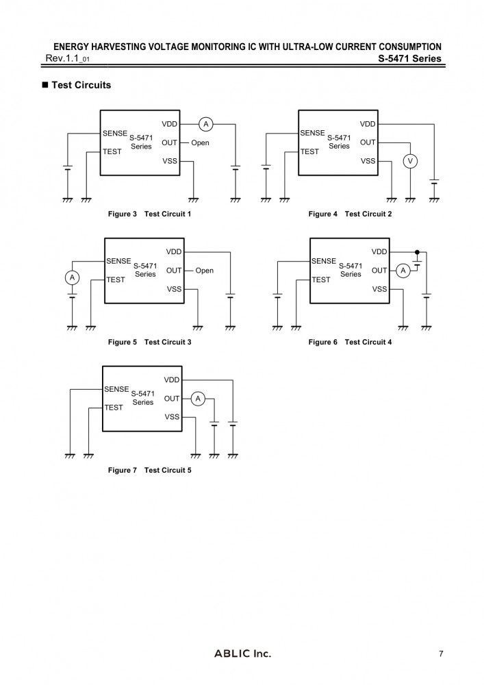 ABLIC S-5471 datasheet page 7