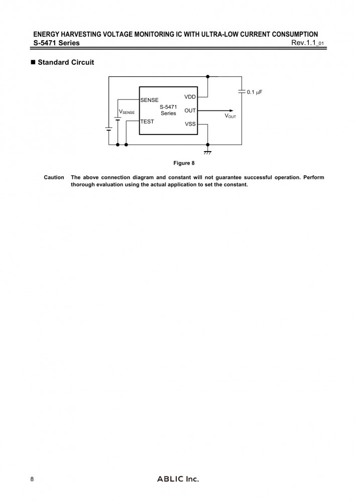 ABLIC S-5471 datasheet page 8