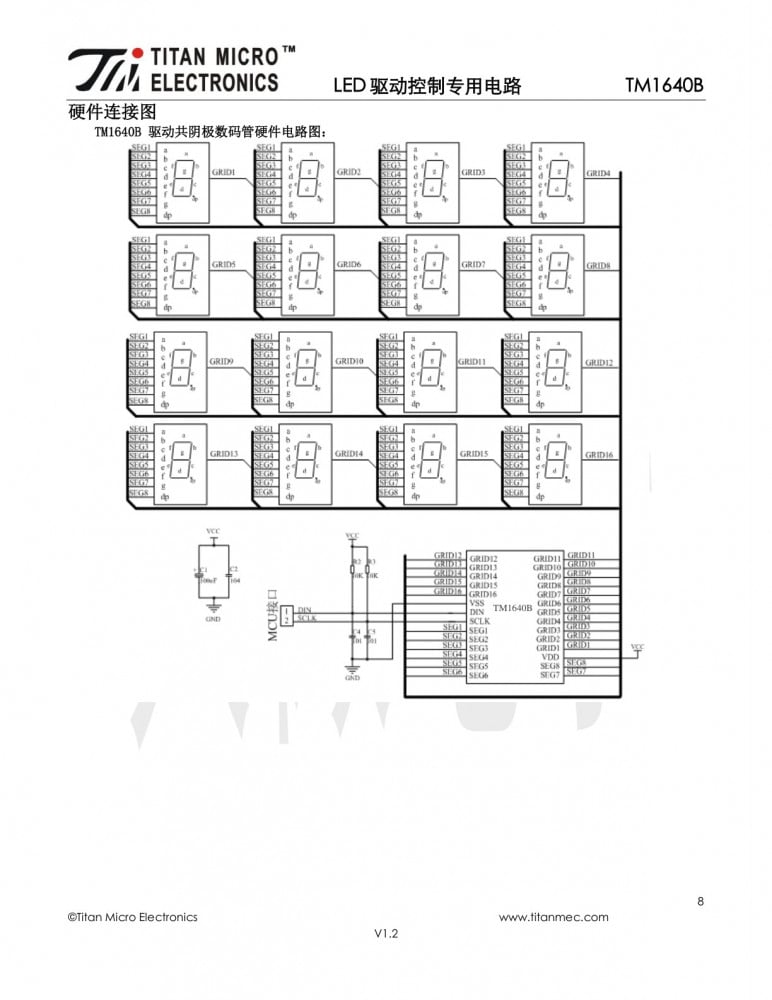 TM1640B datasheet page 8