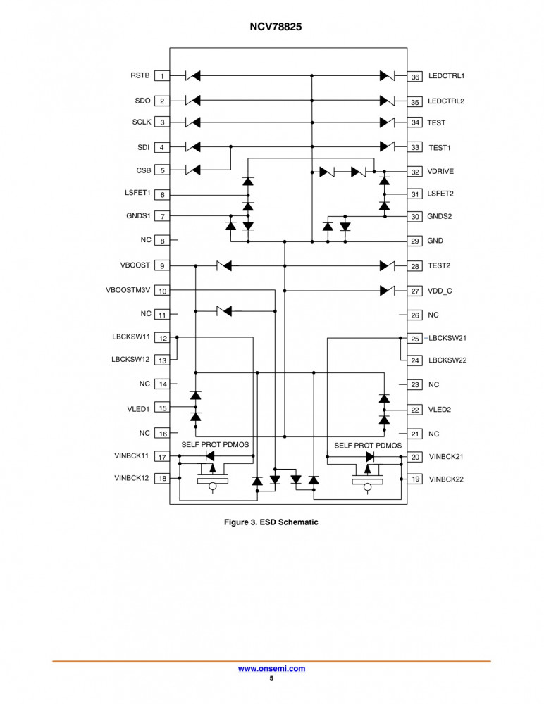 NCV78825 datasheet page 5