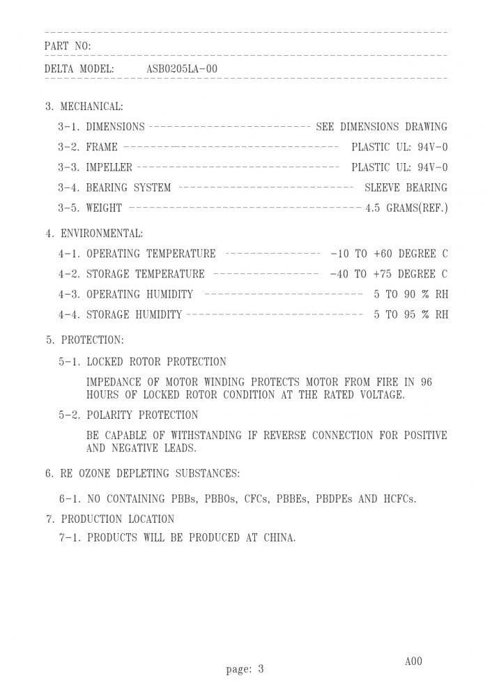 ASB0205LA-00CFJ specification page 5