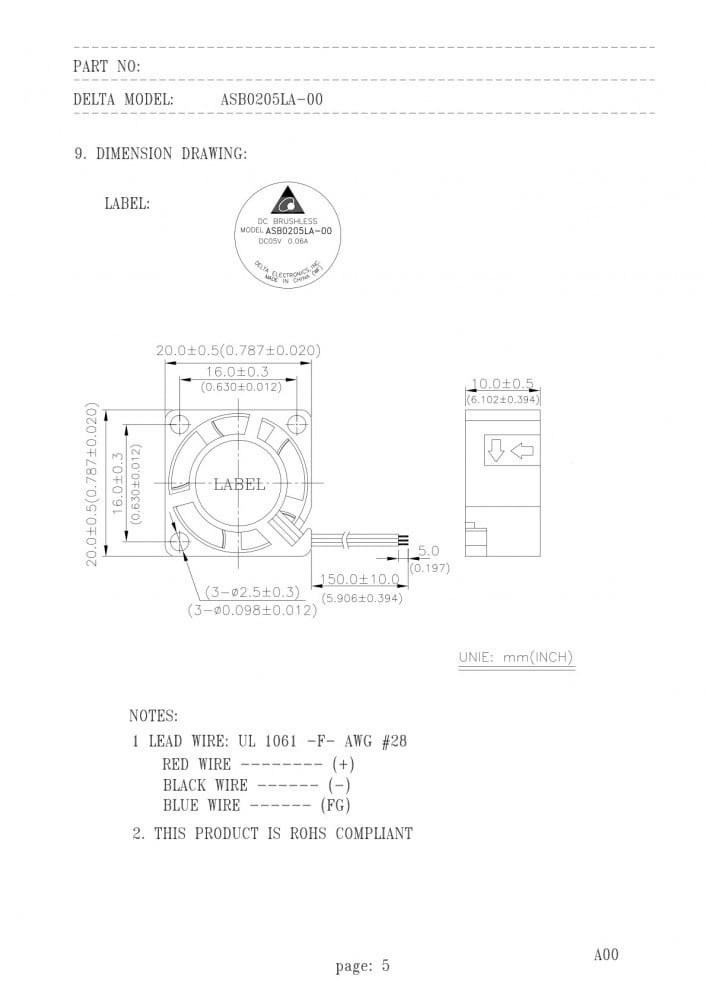 ASB0205LA-00CFJ specification page 7