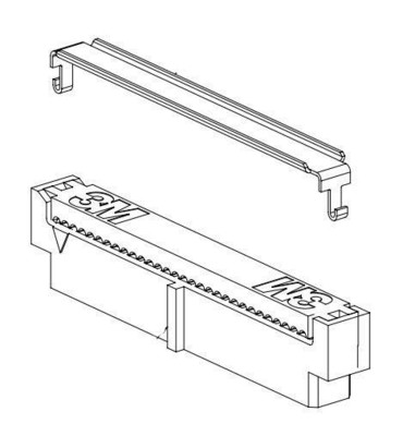 3M 152212-0100-GB Free Hanging Panel Mount Chip