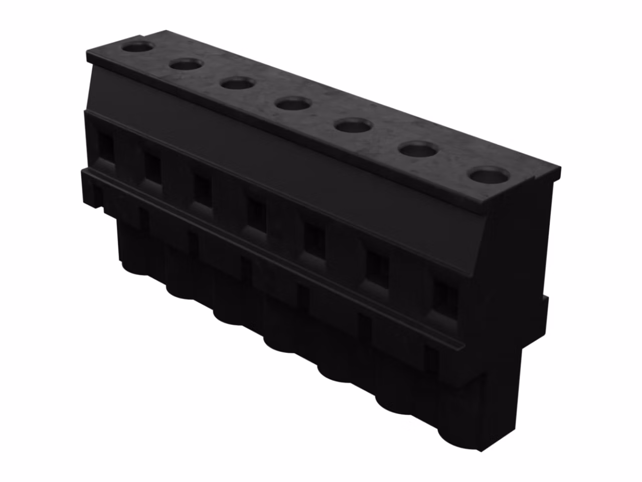 7.50mm Beau Eurostyle Pluggable Terminal Block, 90° Wire Entry, 7 Circuits for sale
