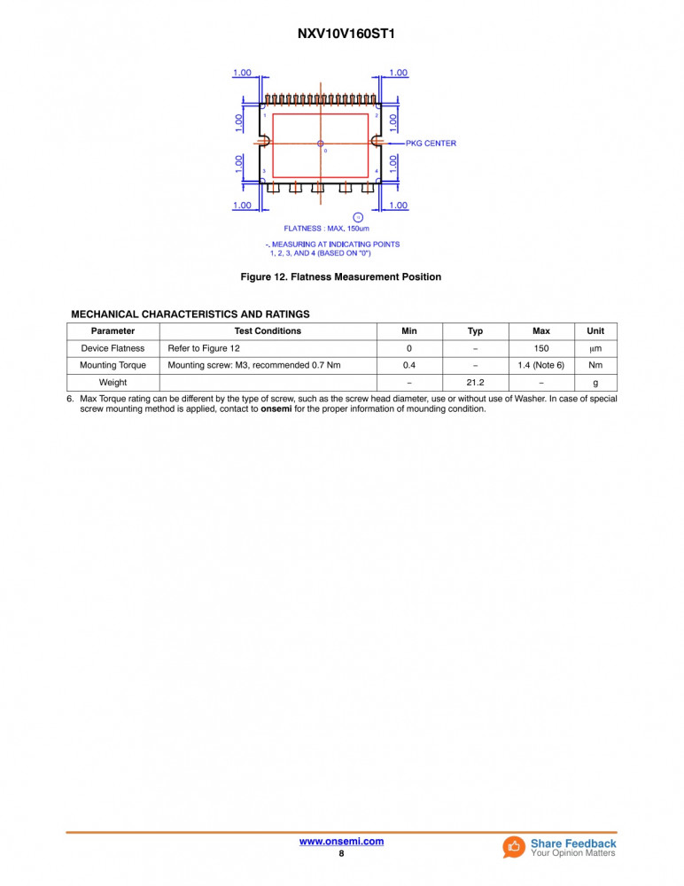 NXV10V160ST1 datasheet page 8