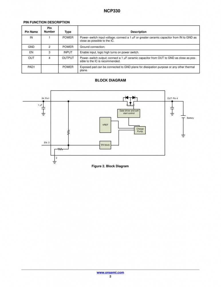 NCP330 technical document page 2