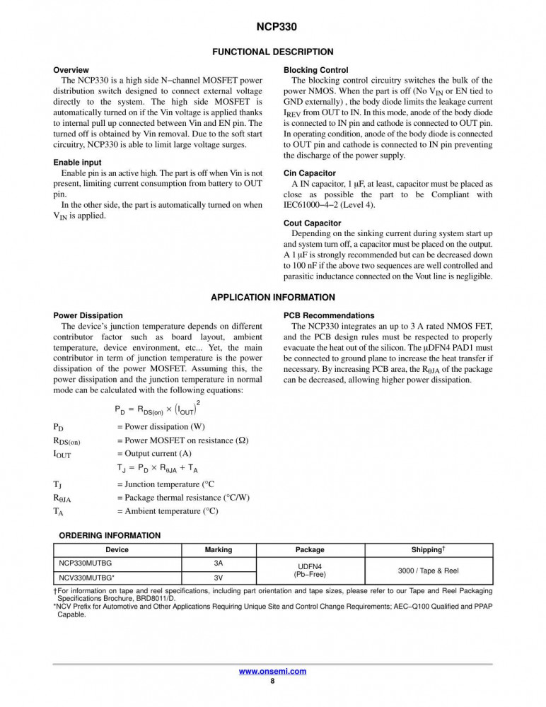 NCP330 technical document page 8