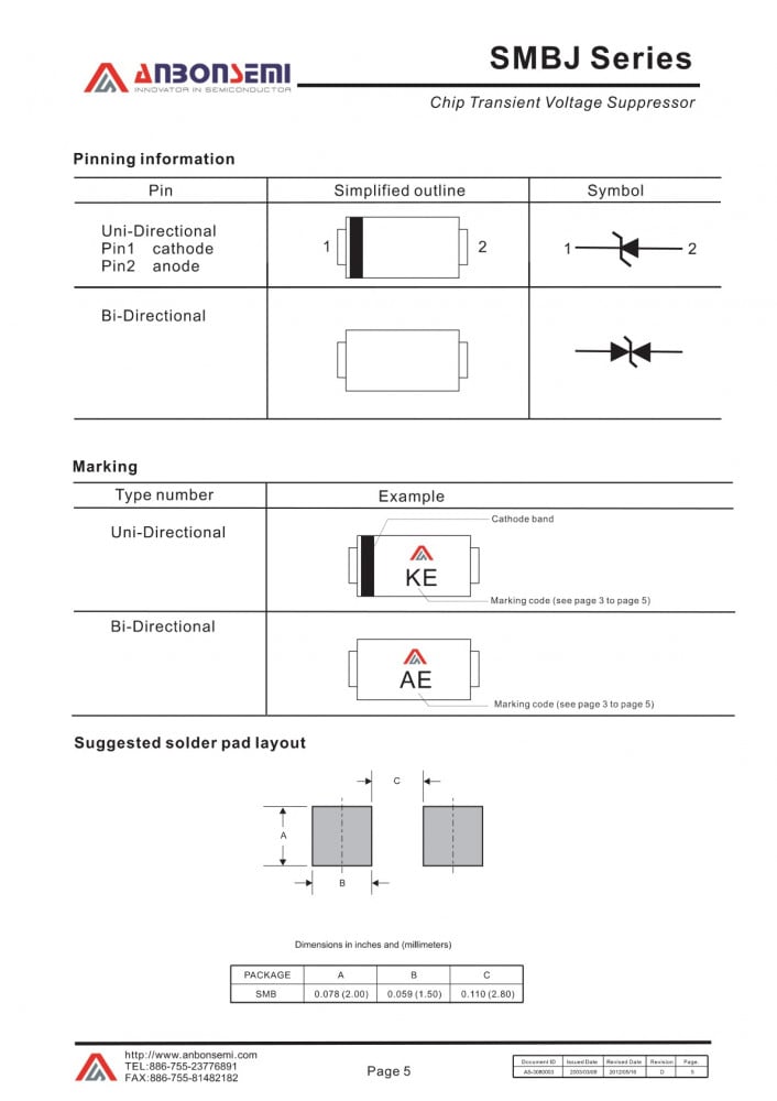 AnBon SMBJ series datasheet page 5