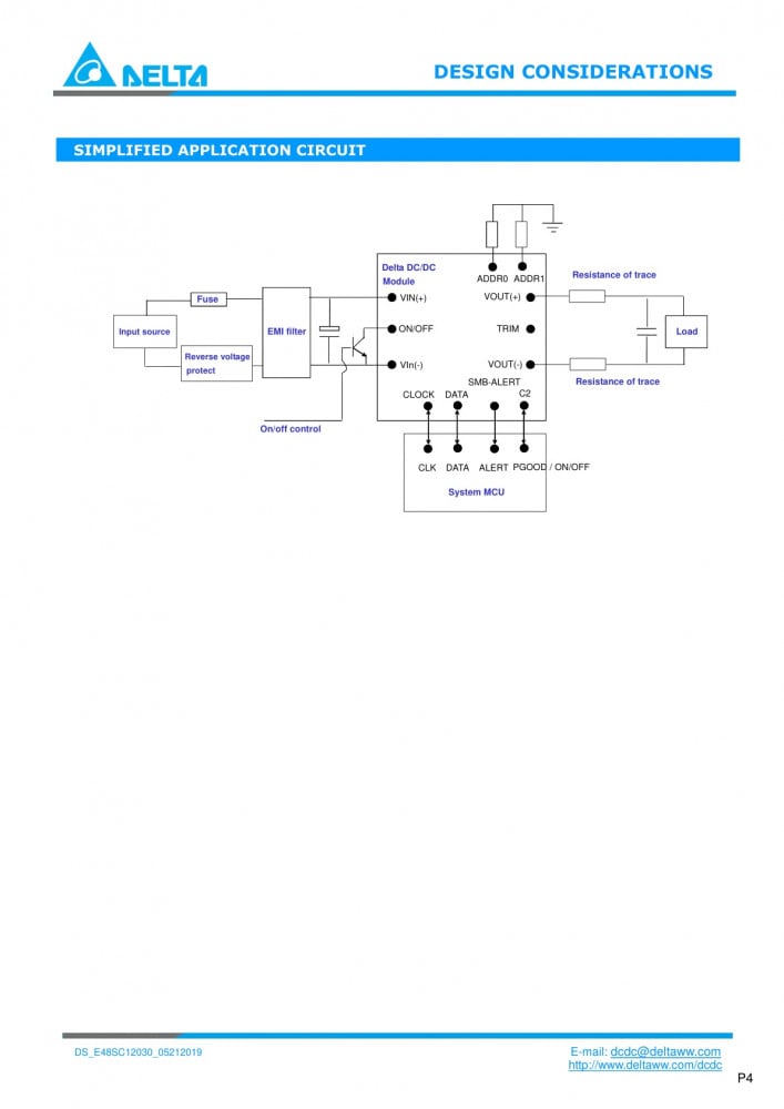 DELTA E48SC12030NRFH datasheet page 4