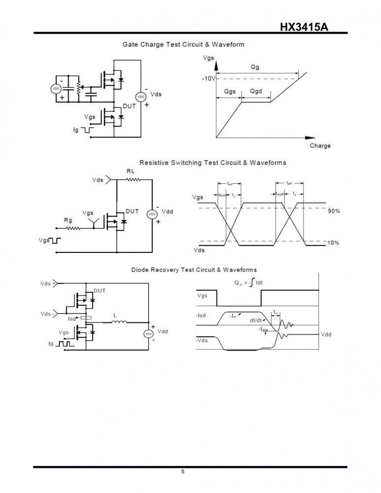 HX3415A datasheet page 5