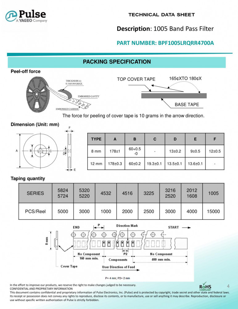 BPF1005LRQRR4700A datasheet page 4