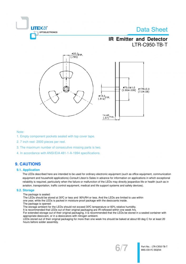 LTR-C950-TB-T datasheet page 7