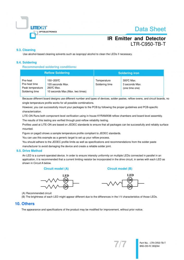 LTR-C950-TB-T datasheet page 8