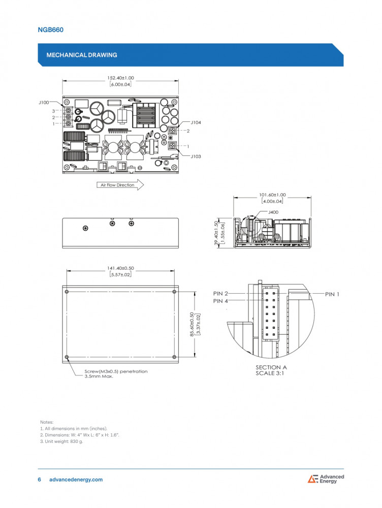 NGB660 series datasheet page 6