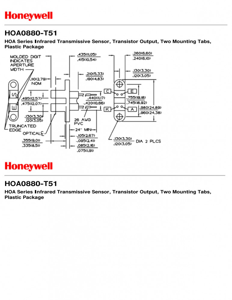 HOA0880-T51 technical document page 3