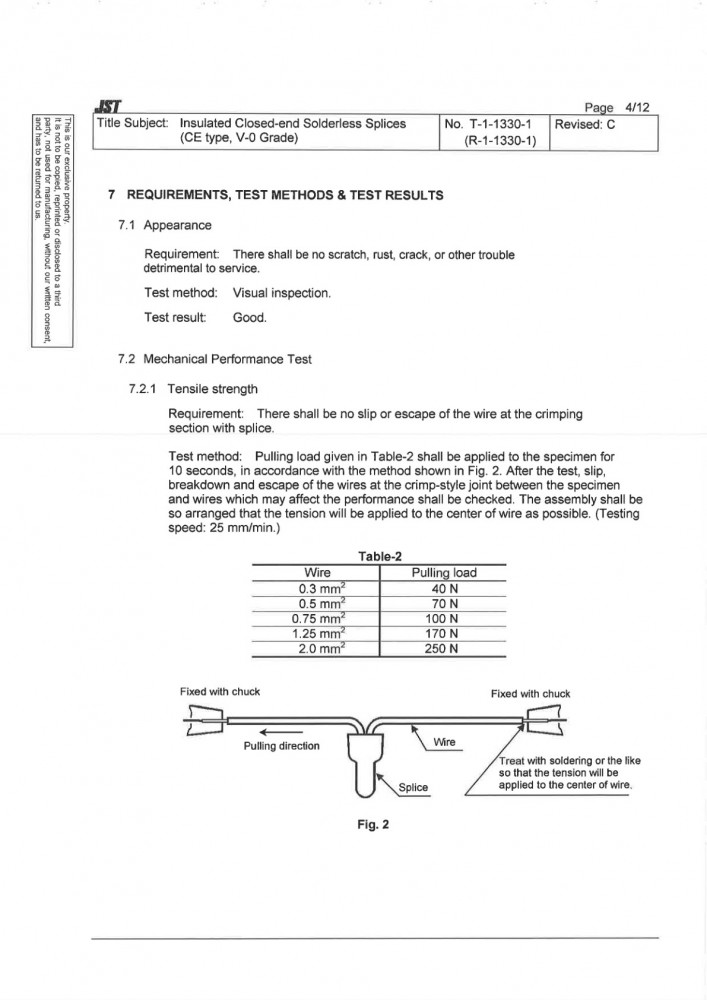 JST CE-230V specification page 4