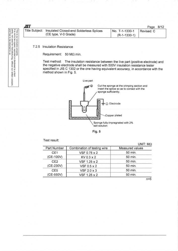 JST CE-230V specification page 8