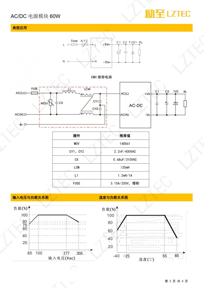 LD60-S datasheet page 3