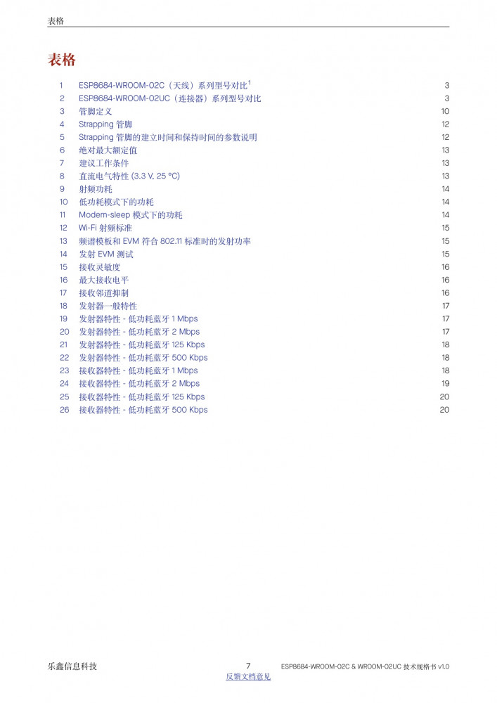 ESP8684-WROOM-02UC datasheet page 7