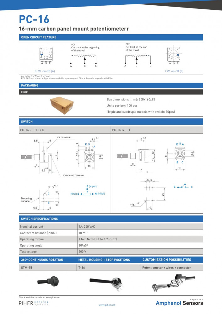 PC-16 datasheet page 6