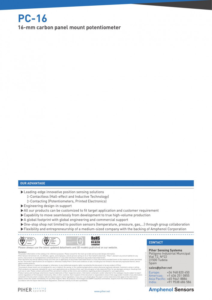 PC-16 datasheet page 9