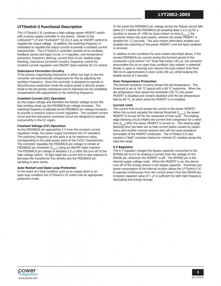 LYT2004K datasheet page 3