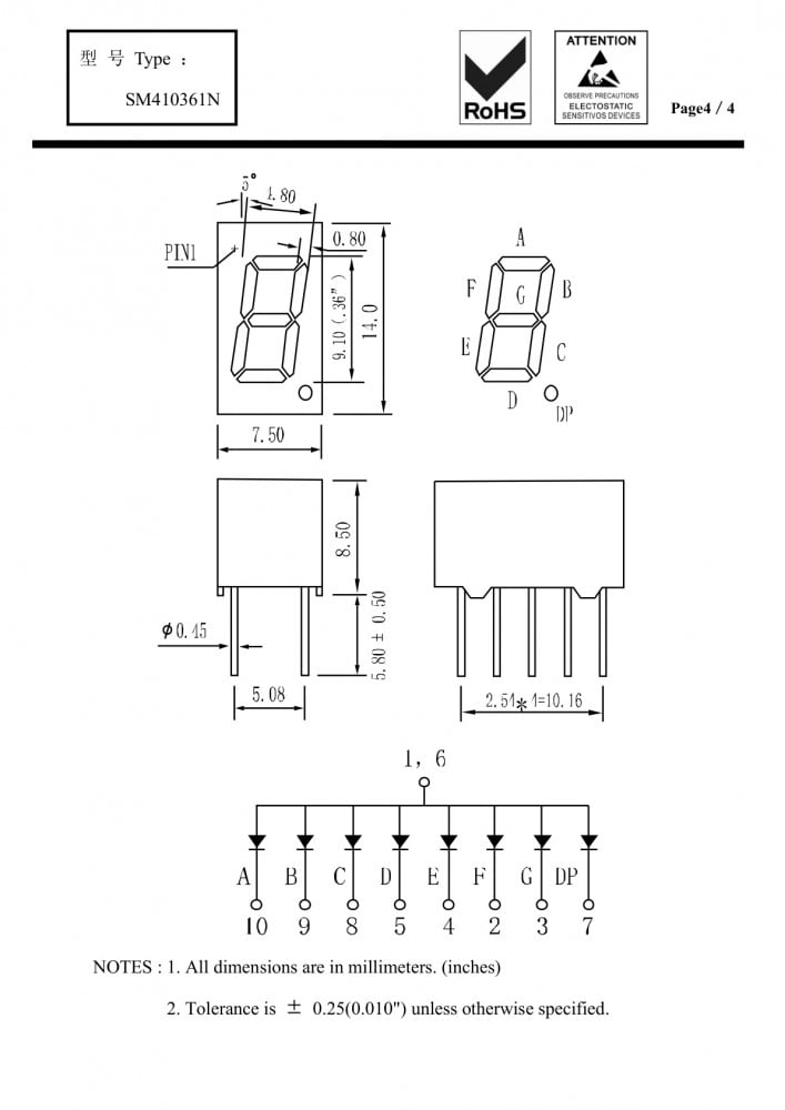 ARKLED SM410361N specification page 5