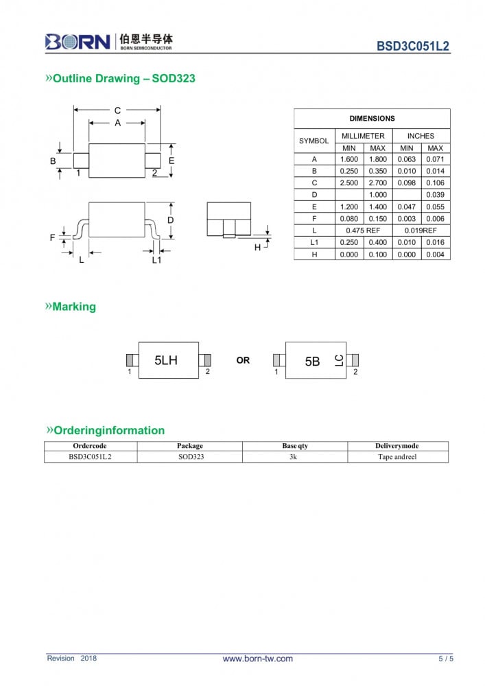 BSD3C051L2 datasheet page 5