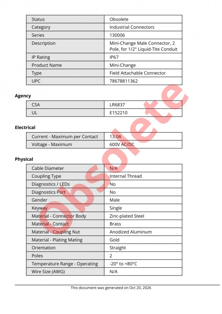 MOLEX 1300062098 technical document image, page 2