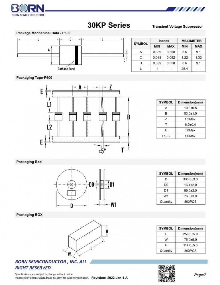 30KP series datasheet page 7