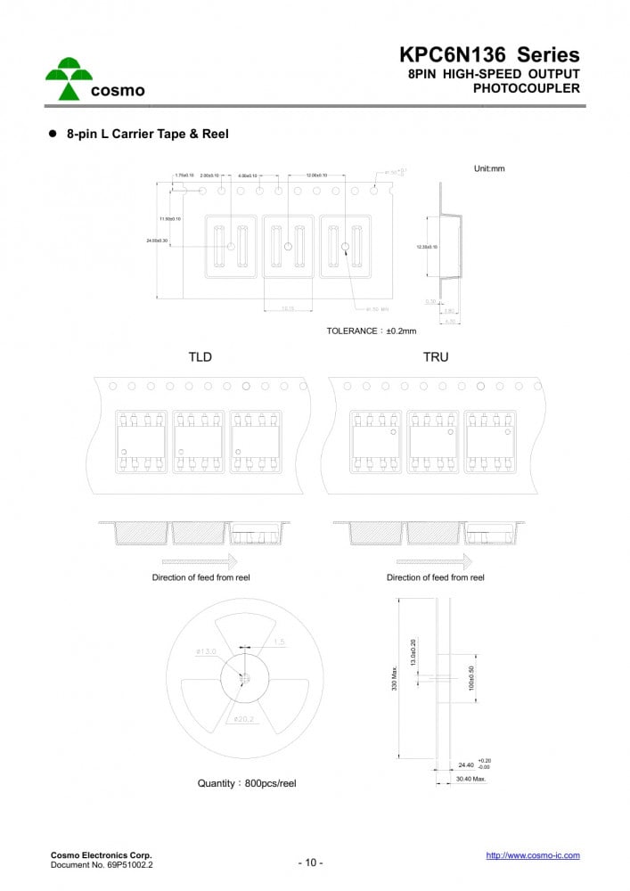 KPC6N136S datasheet page 10